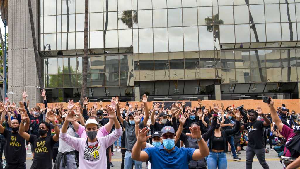 PHOTOS: Mostly peaceful protests continue with nation's streets calmest ...