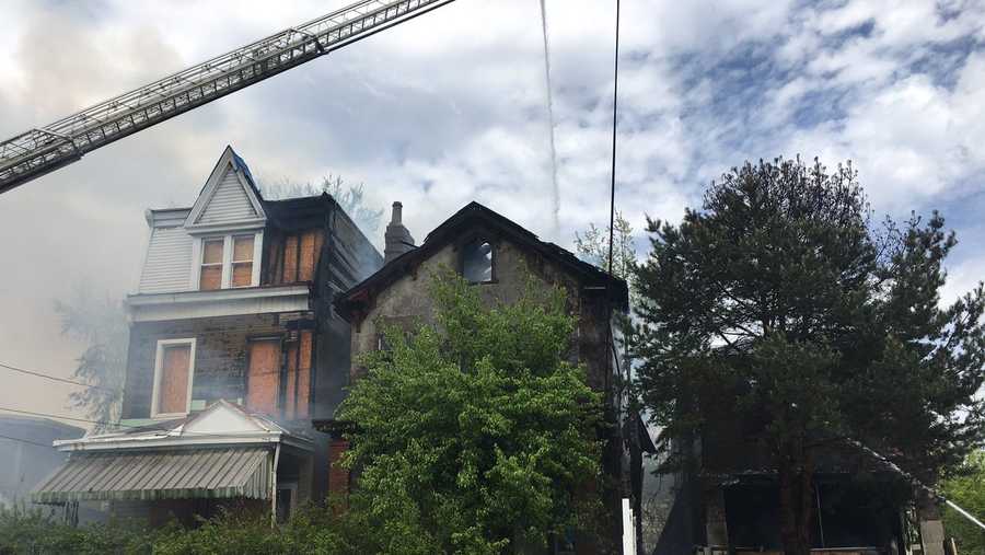 3 vacant homes involved in 3-alarm fire in Larimer