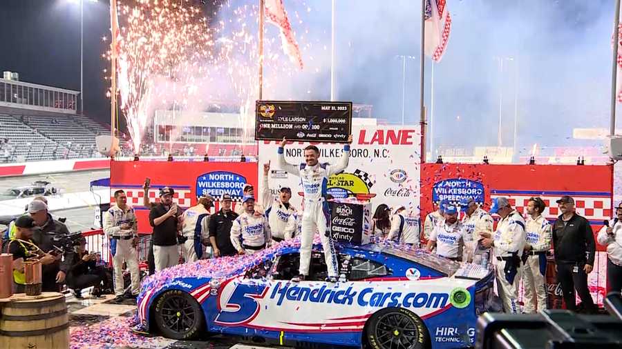 Kyle Larson cruises to All-Star Race win at North Wilkesboro Speedway