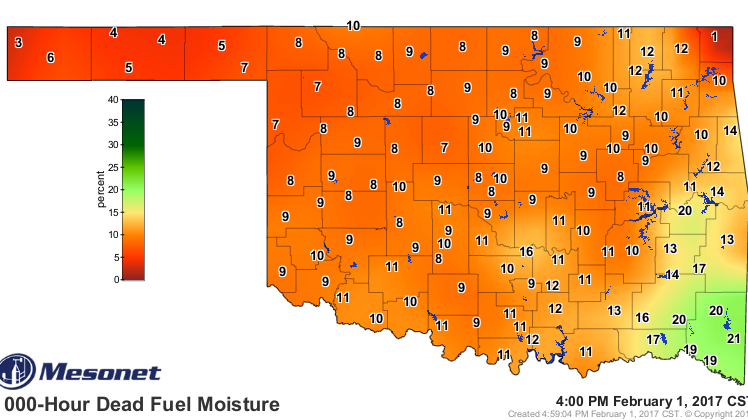 First time fire advisory issued for Oklahoma
