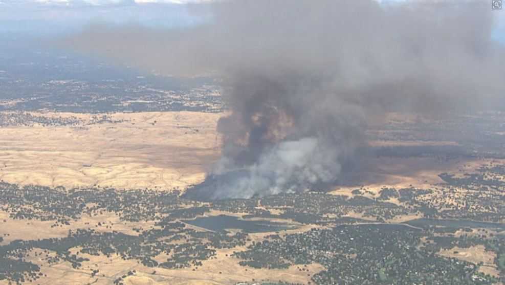 1,268-acre fire south of Folsom nears full containment