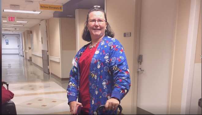 Nurse from Massachusetts tending to Harvey victims in Houston