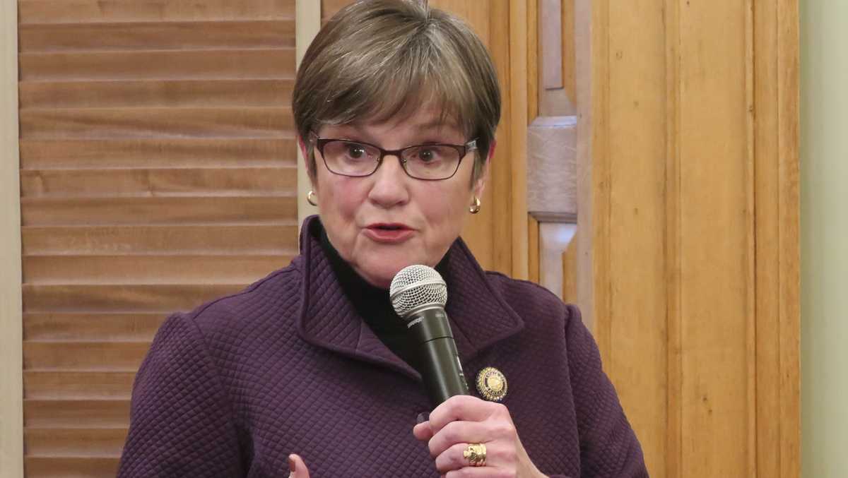 Kansas Gov. Laura Kelly meeting with President Biden