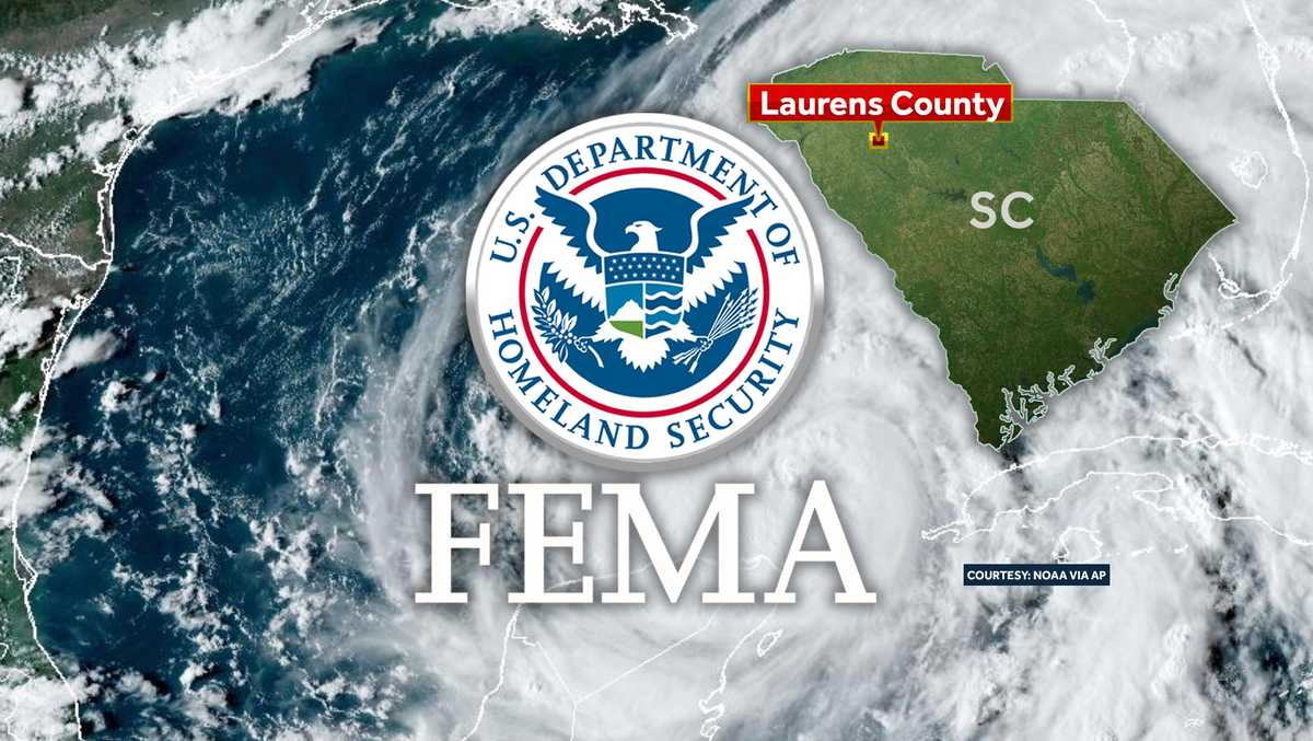 South Carolina: Laurens County gives update on FEMA assistance
