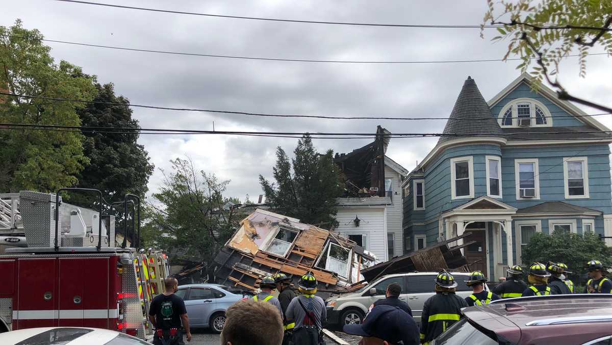 Officials identify cause of fire where building later collapsed