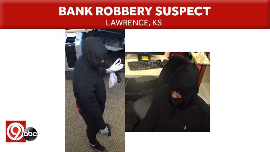FBI releases photos of man suspected in Lawrence, Kansas bank robbery