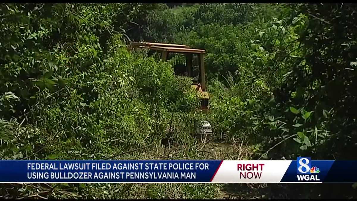 State police sued over bulldozer death of pot suspect State police sued over bulldozer death of pot suspect
