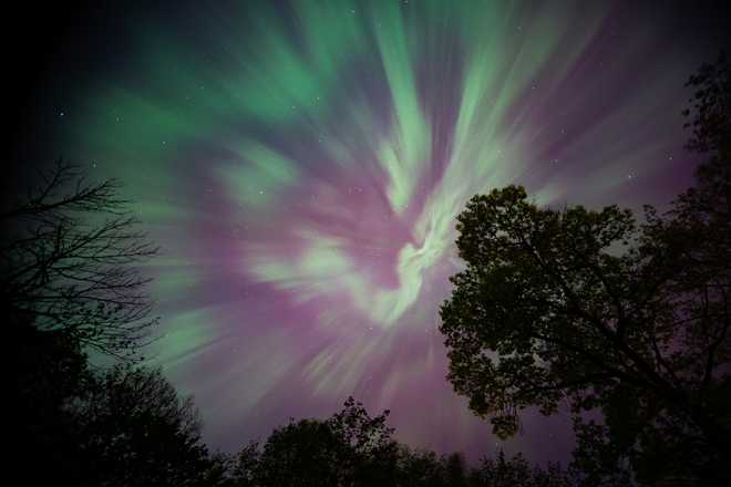 See Wisconsin northern lights