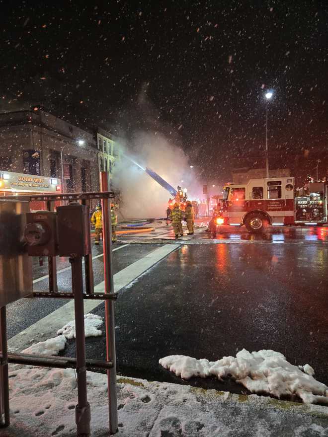 Emergency crews called to Lebanon fire Saturday night
