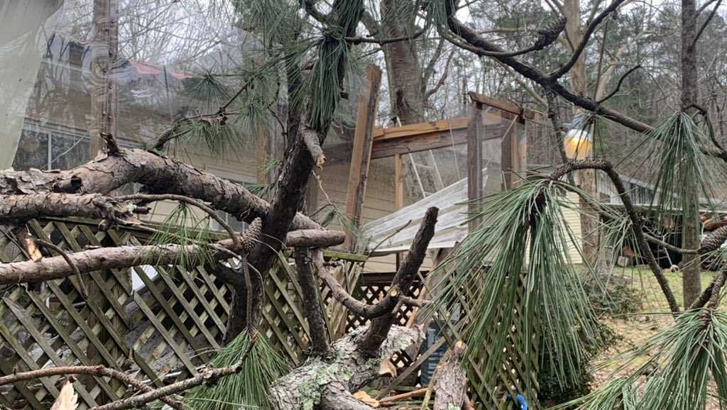 Alabama severe storms weather damage thunderstorm tornado alwx