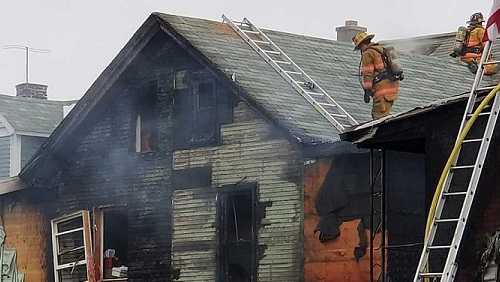Crews battle residential fire in Lebanon