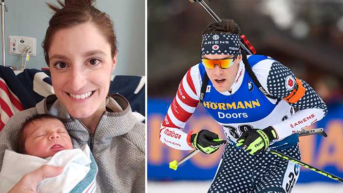 Leif Nordgren watches birth of first child from Winter Olympics