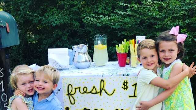 Kid's lemonade stand donation to help Cincinnati Children's goes viral