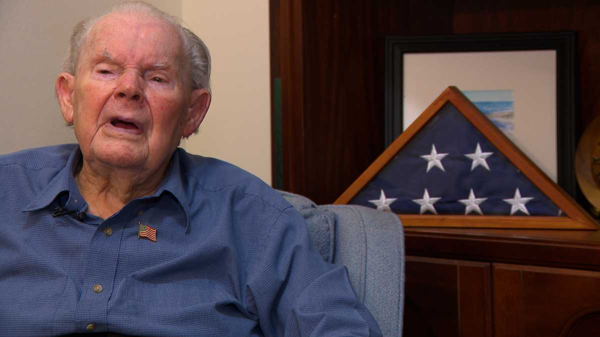 101-year-old veteran shares personal story for Veterans Day