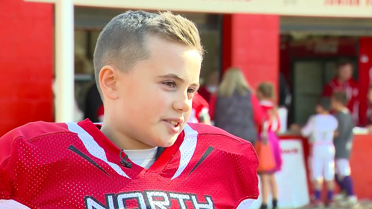 Inspiring, young cancer survivor returns to the field