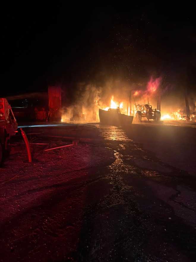 Decatur County fire destroys county-owned vehicles, shed