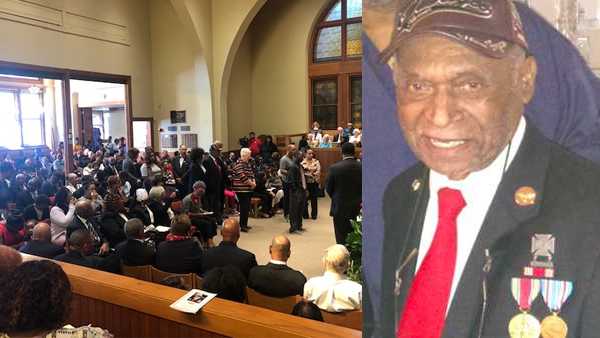 Overflow crowd pays final respects to Cincinnati Tuskegee Airman Leslie ...