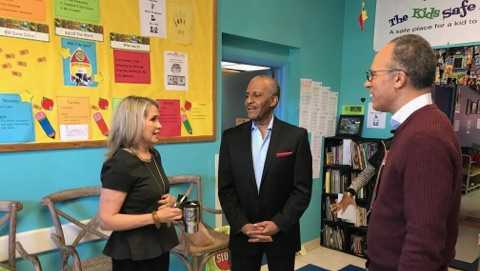 Photos: NBC's Lester Holt visits Baltimore