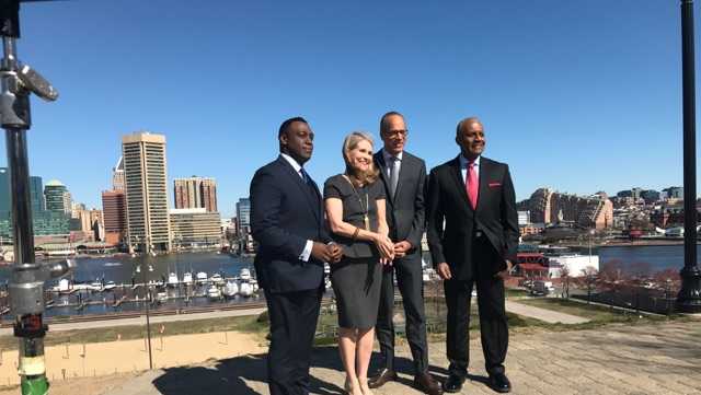 Photos: NBC's Lester Holt visits Baltimore