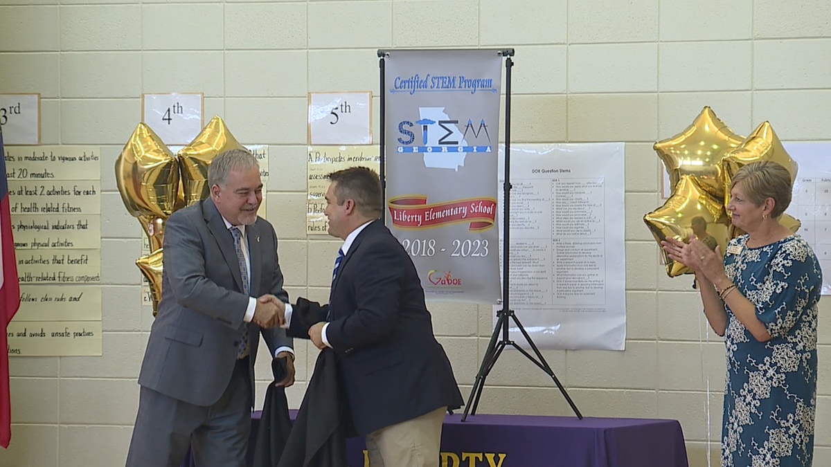 Liberty County Elementary honored for completing STEM requirements