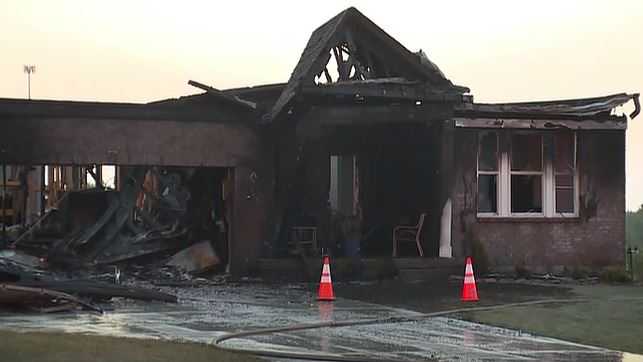 Fire destroys Liberty Township home