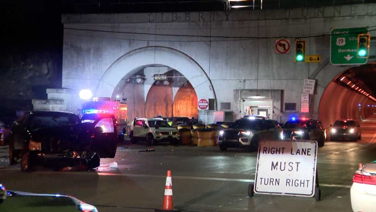 Liberty Tunnel Crash In Pittsburgh