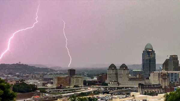 Cincinnati weather: Thursday storms bring threat of damaging winds ...