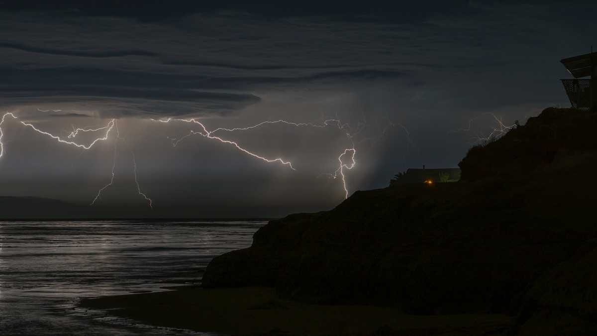 GALLERY: Lightning storm lights up the Central Coast