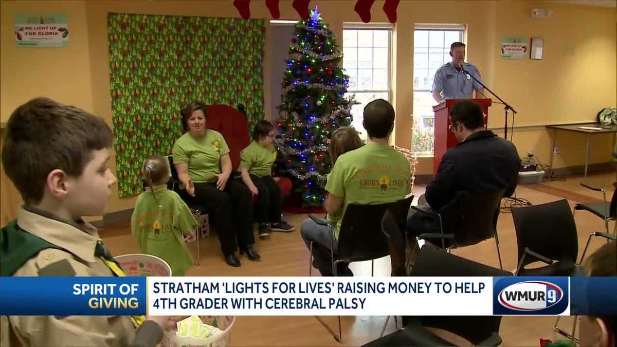 Stratham's Lights 4 Lives event raises money for girl with cerebral palsy