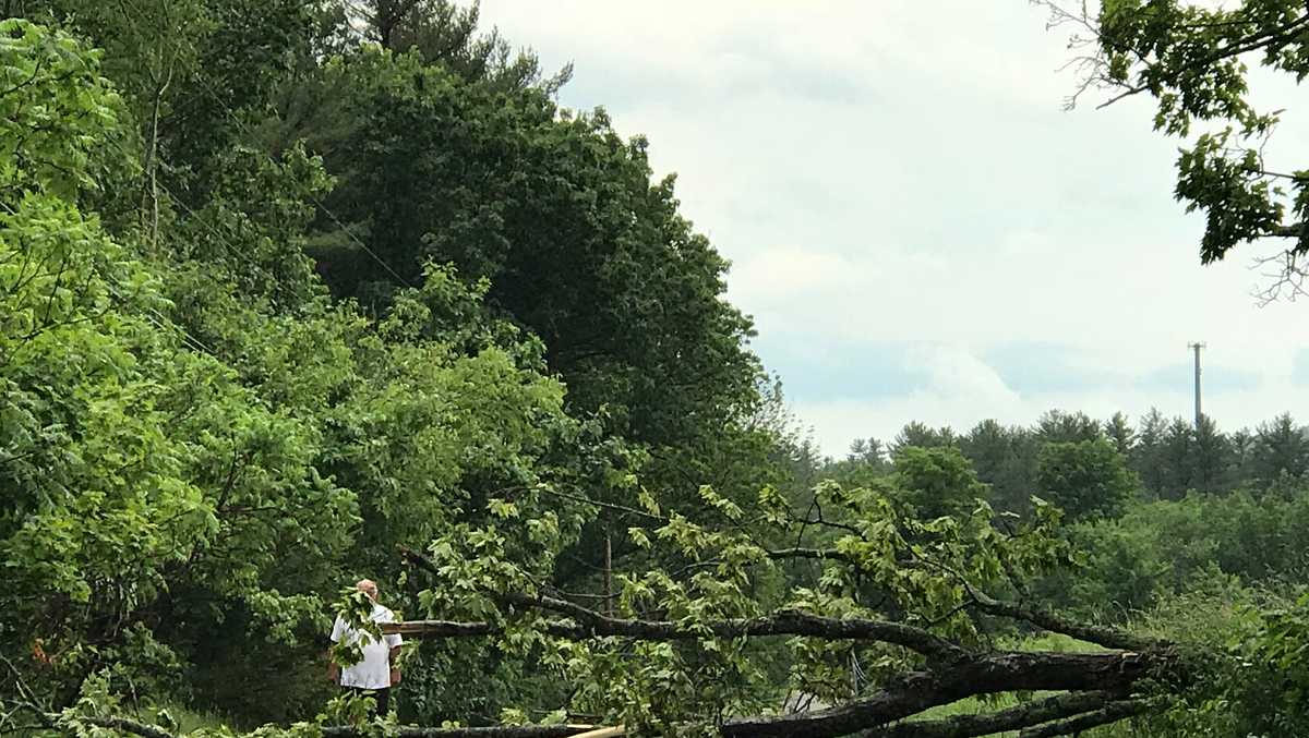 Severe storms leave damage, power outages across Maine