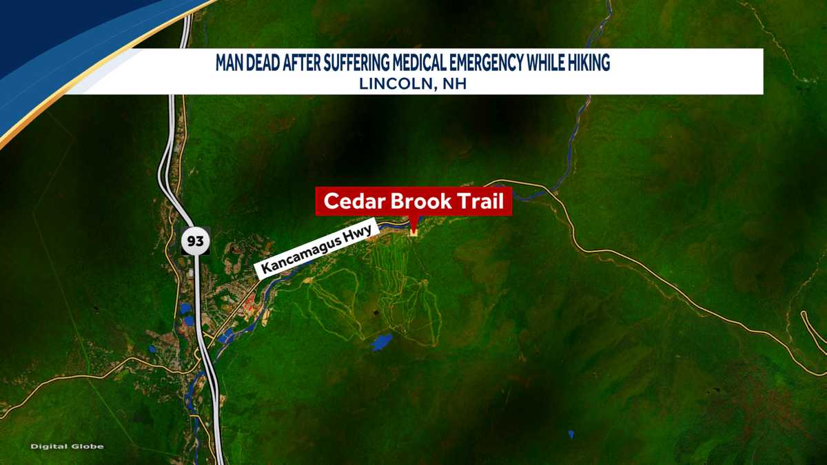 Man dead after suffering medical emergency while hiking in Lincoln, NH