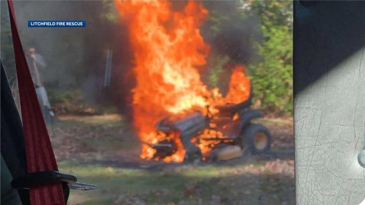 Officials: Dry leaves caught on on hot exhausts responsible for lawn ...