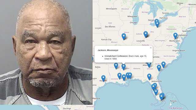 Confessed serial killer includes Jackson on list of 90 slayings