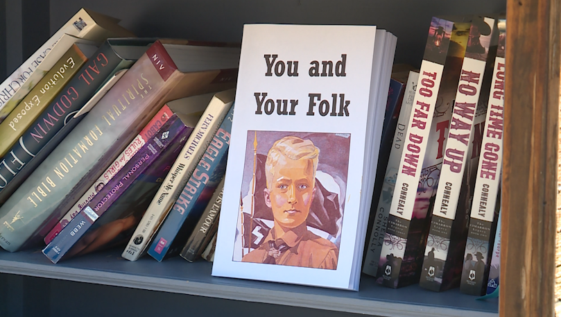 West Omaha residents concerned over neo-nazi books left in Little Free ...