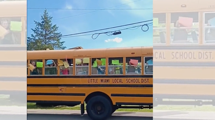 Kids make signs, get well cards for man fighting cancer