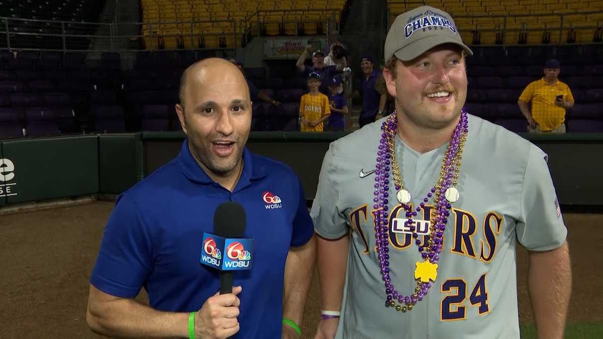 LSU College World Series Sharief Ishaq Cade Beloso