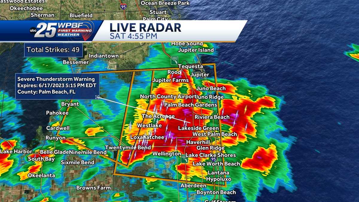 Severe storms in South Florida