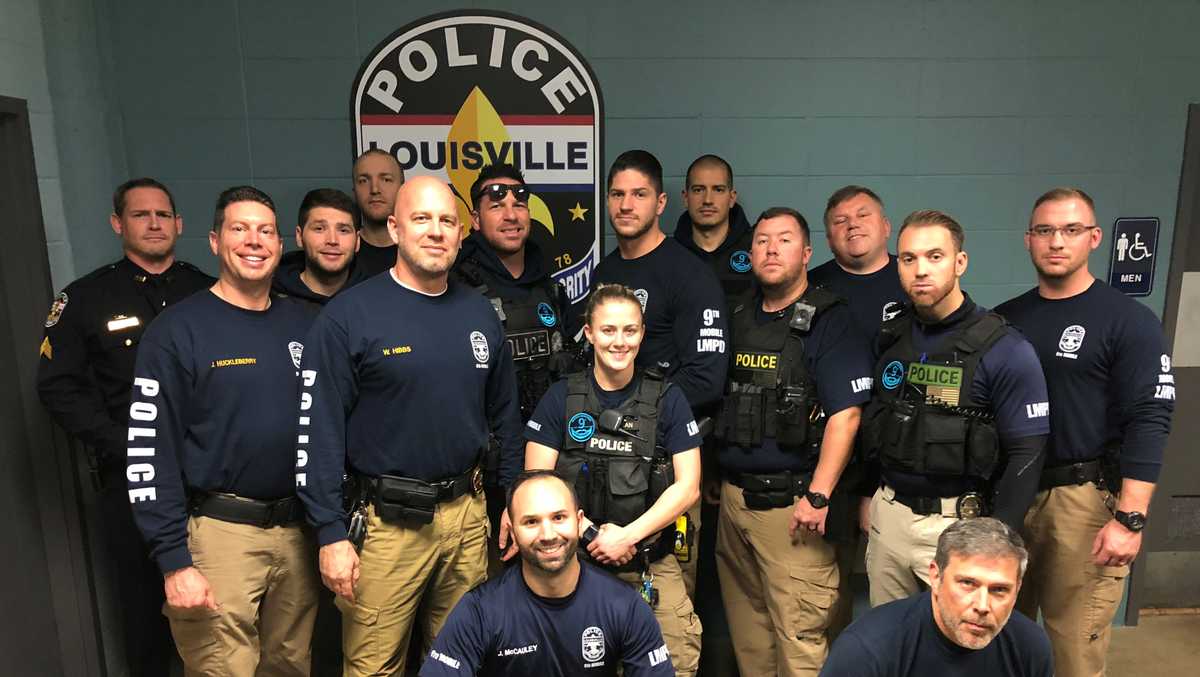 LMPD officers sport fuzzy faces to raise money for officers, families