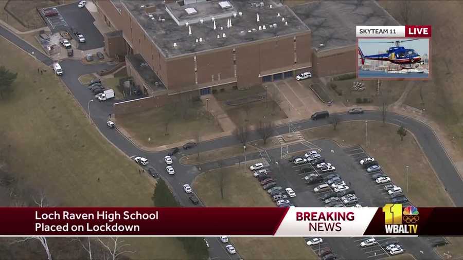 Photos: Loch Raven High School placed on lockdown