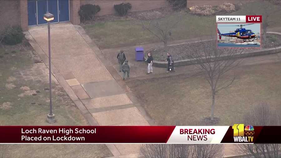 Photos: Loch Raven High School placed on lockdown