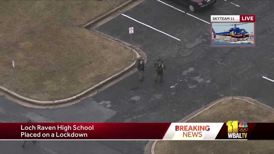 Photos: Loch Raven High School placed on lockdown