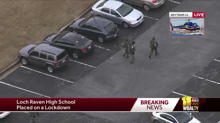 Photos: Loch Raven High School placed on lockdown
