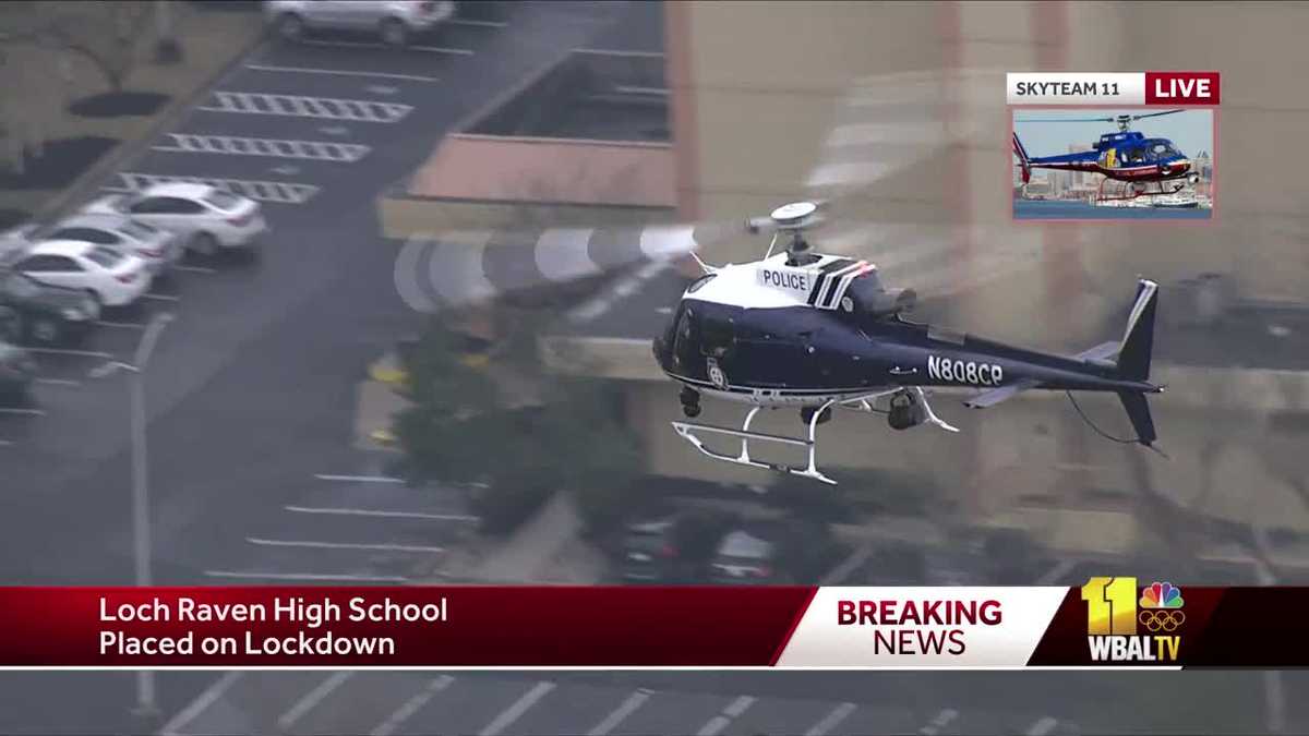 Photos: Loch Raven High School placed on lockdown