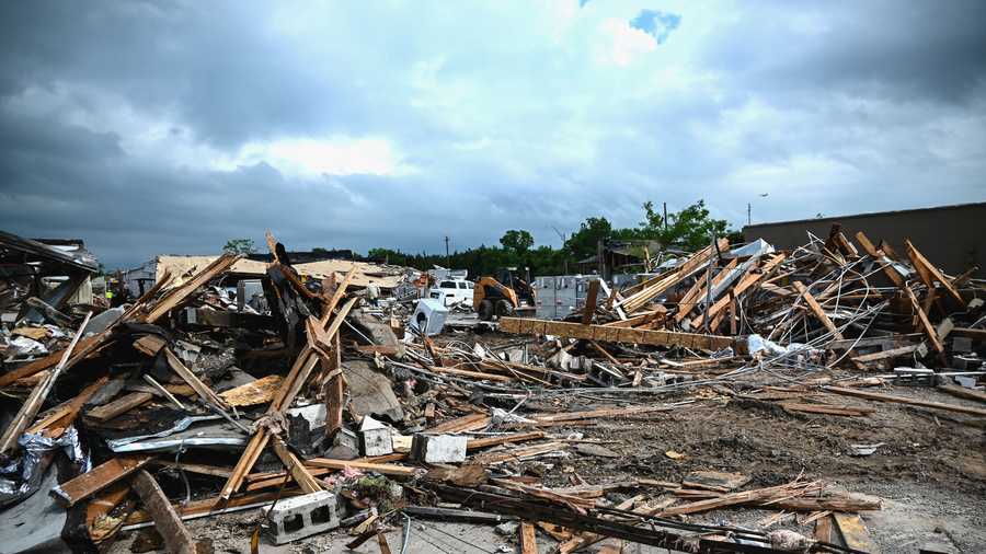 GALLERY: Sulphur tornado leaves destruction in its path