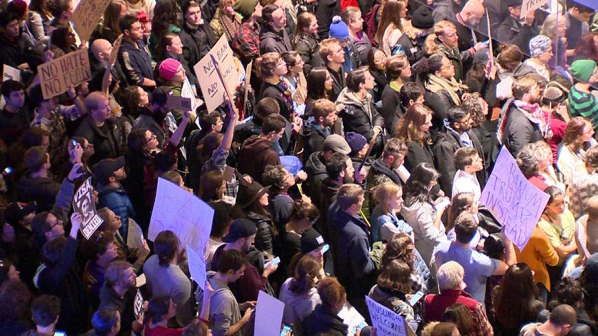 Trump's travel ban sparks protests in Boston, around the country