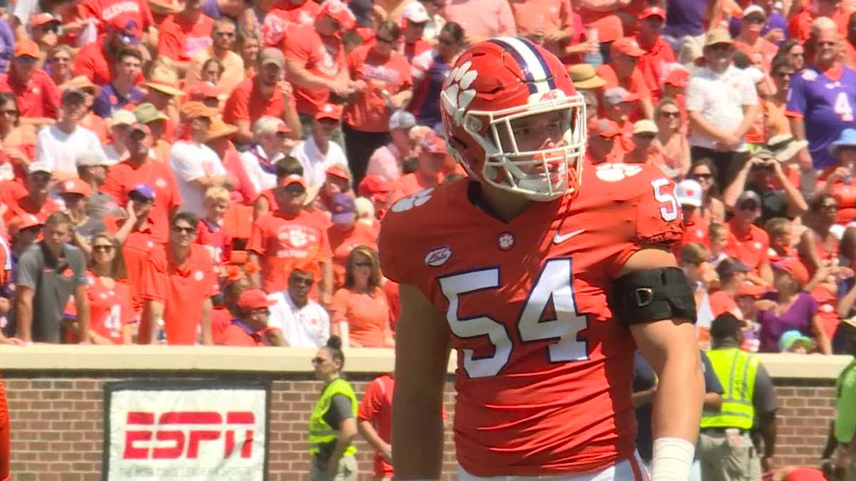 Clemson defensive end out for the season