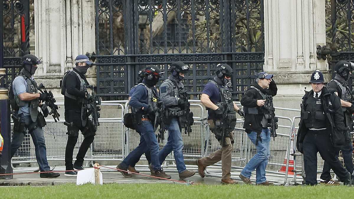 PHOTOS: Shooting, stabbing outside of British Parliament