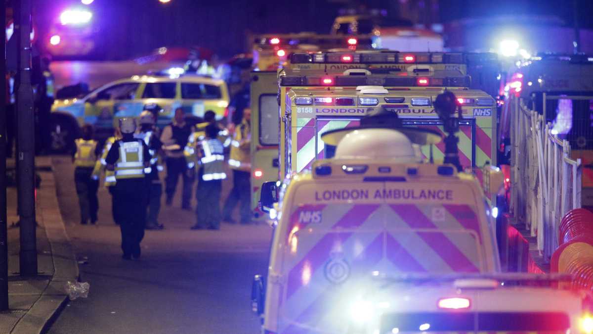 PHOTOS: Police respond as terror strikes London
