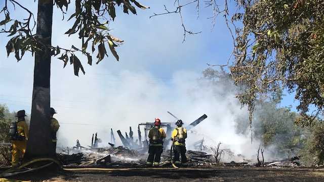 Officials: Crews battle structure fire in Newcastle