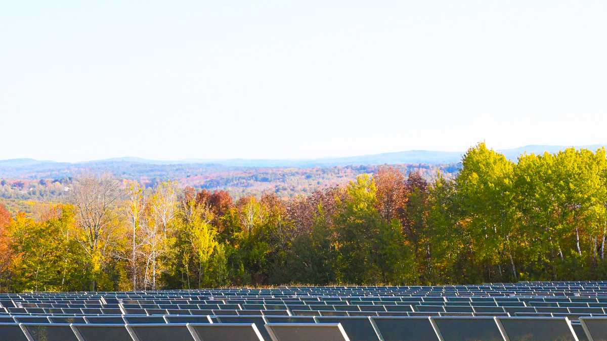 Maines largest solar project commences construction.